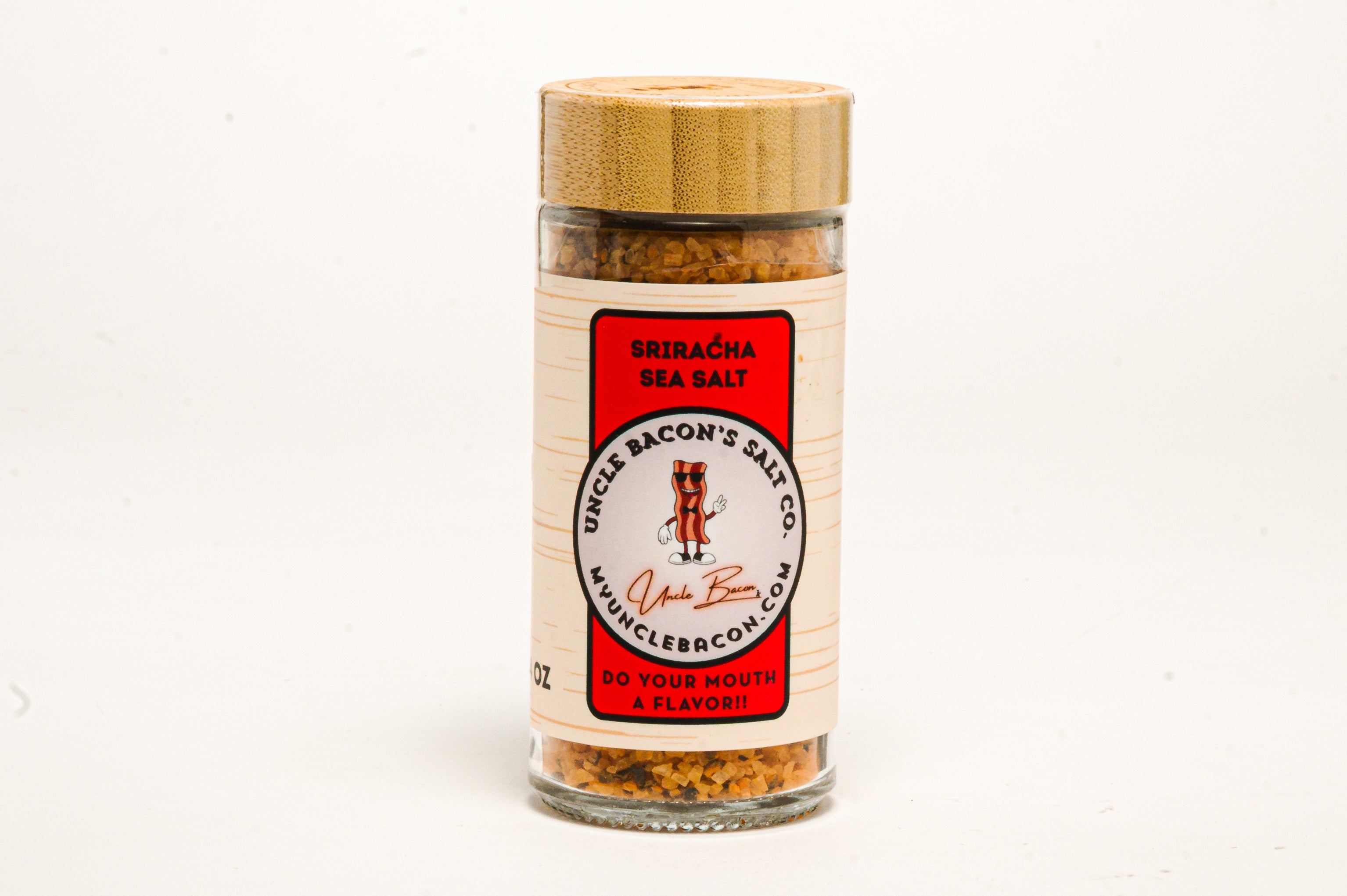 4 Oz. Sriracha Sea Salt – Uncle Bacon's Salt Co.